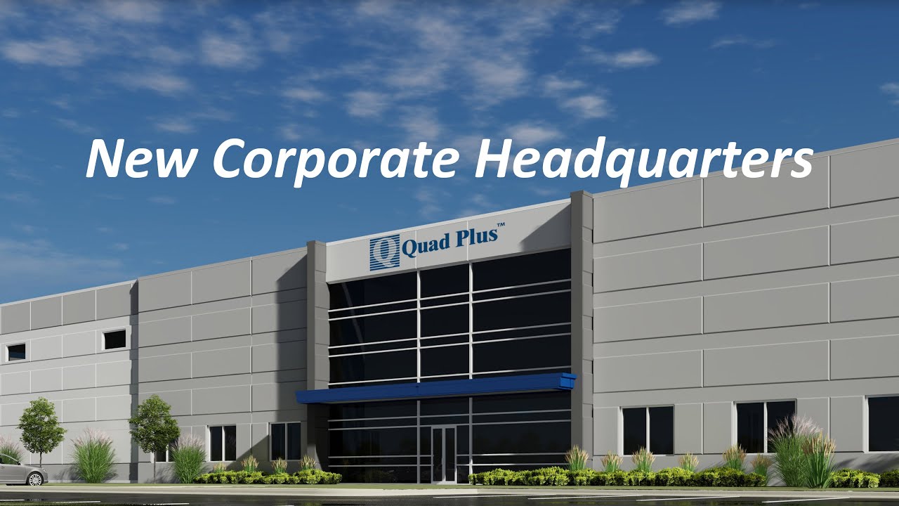 New Corporate Headquarters | A Quad Plus Milestone - YouTube