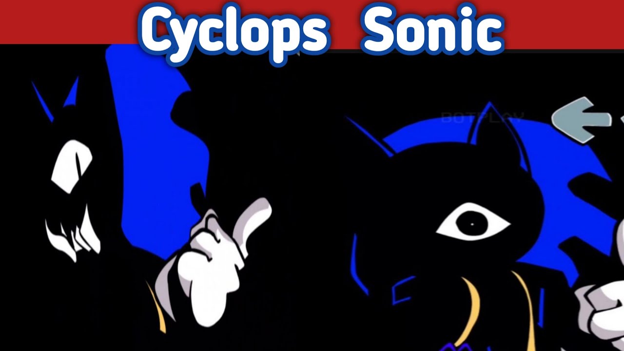 Friday Night Funkin' Speed.GIF Vs Cyclops Sonic | FNF Mod - YouTube
