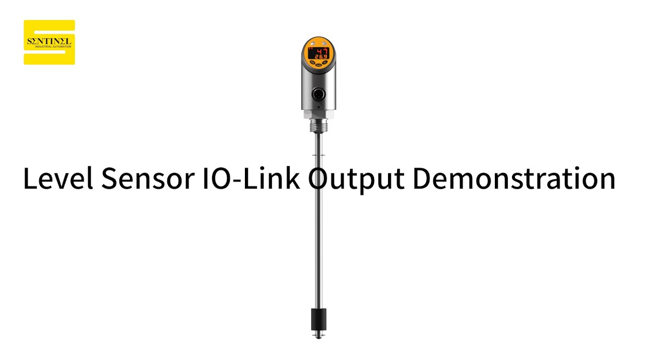 Level Sensor IO-Link Output Demonstration - YouTube