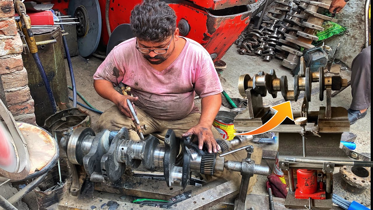 How to Repair Old Crankshaft with Amazing Technique || How was our work ...