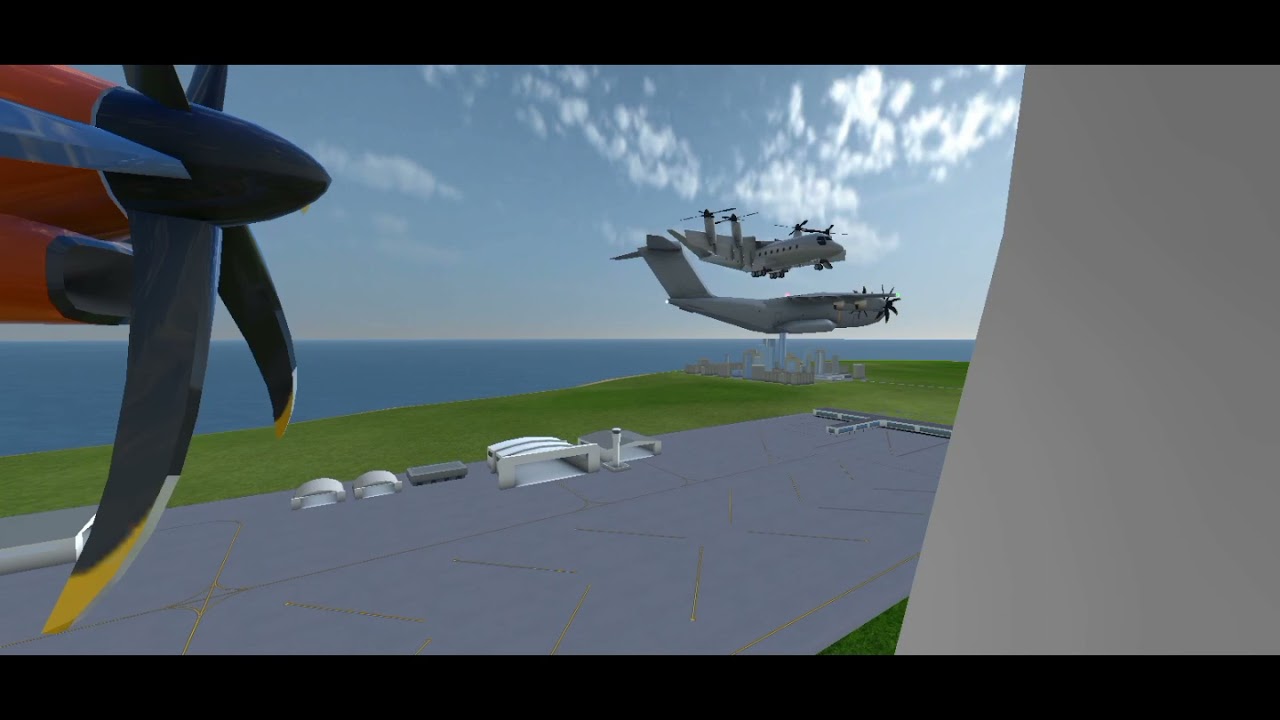 collide with VTOL(compilation), turboprop flight simulator - YouTube