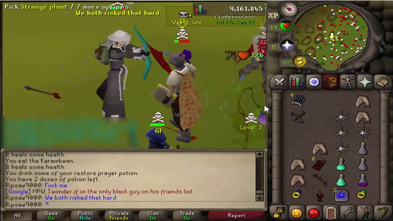 OSRS Void Range Pure PKing - PK Video #6! Bounty Hunter and PVP! W18/25 ...