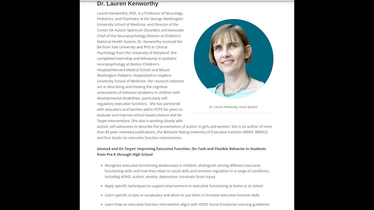 Unstuck and On Target: Improving Executive Function, On Task and ...