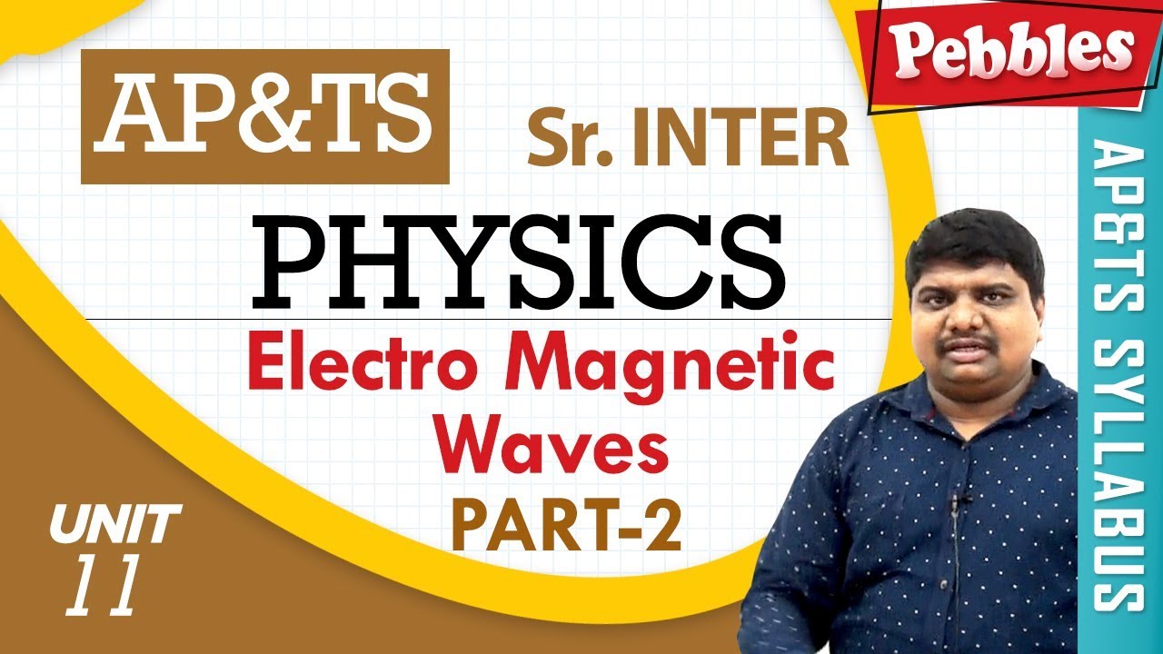 Part-2 : Electro Magnetic Waves | Physics | Intermediate II | AP&TS ...