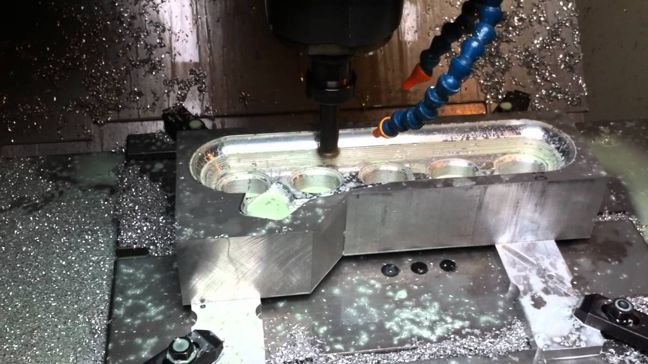 RS Focus new billet plenum cnc machining - YouTube