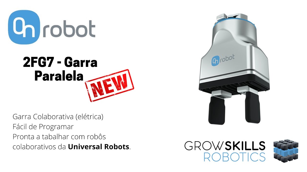Lançamento do gripper 2FG7 da Onrobot - Garra elétrica para robô ...