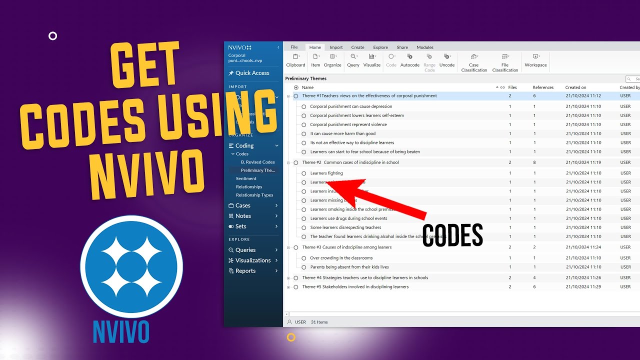 Qualitative Coding using NVivo - YouTube