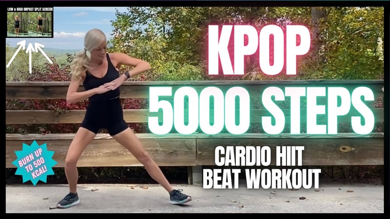 💥RAPID💥 5000 STEPS KPOP CARDIO HIIT BEAT WORKOUT 🔥 BURN UP TO 500 ...