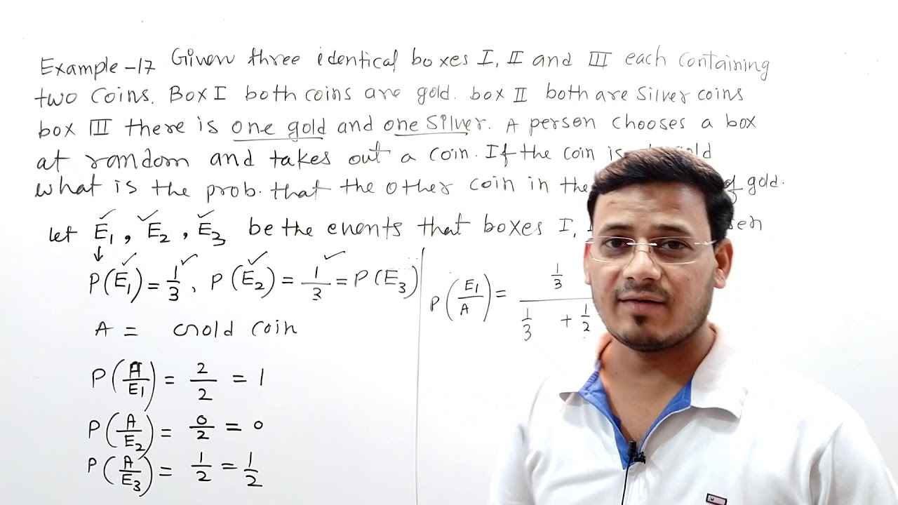 Bays(part-6) theorem/ncert maths 12th example 17 - YouTube