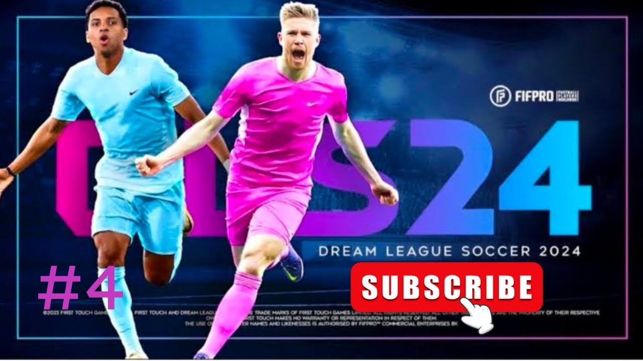 DLS 2024|Gameplay no 4|4-1 Victory|Ousmane Dembele|Man of The Match ...