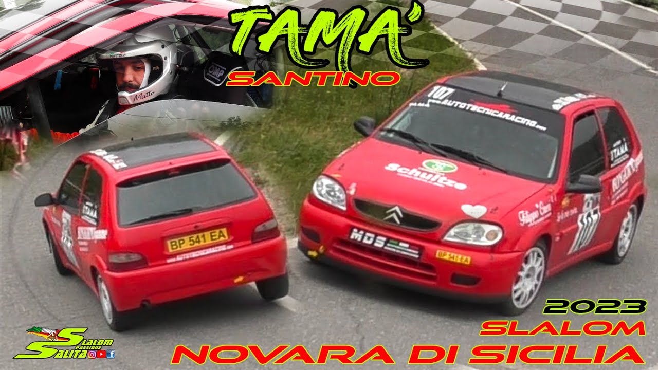 SLALOM NOVARA DI SICILIA 2023 // CITROEN SAXO' N1600 // SANTINO TAMA ...