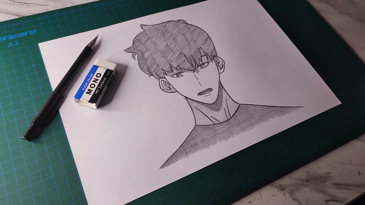 How to Draw Sung Jin-Woo - [Solo Leveling] - YouTube