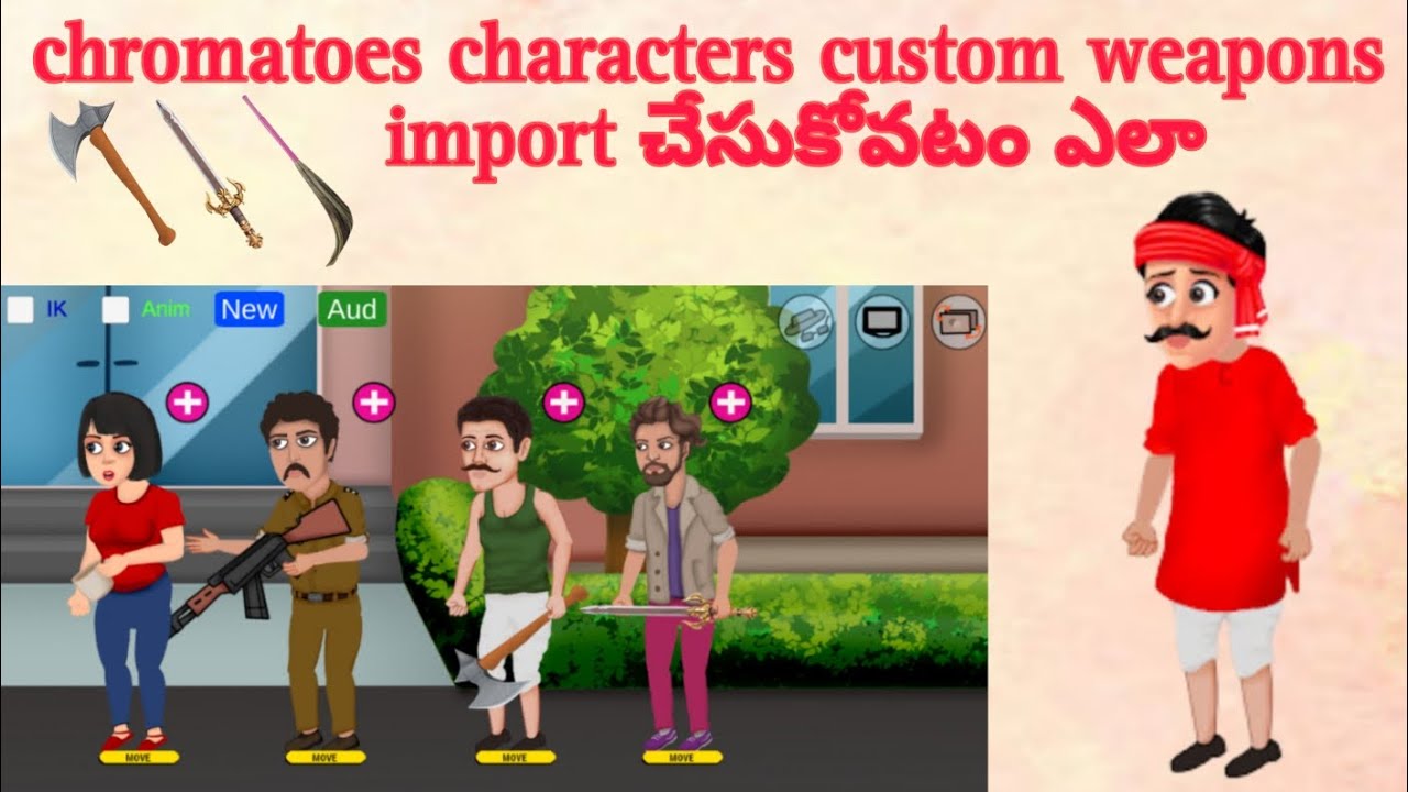 chromatoes custom weapons in Telugu videos#Croma tones - YouTube