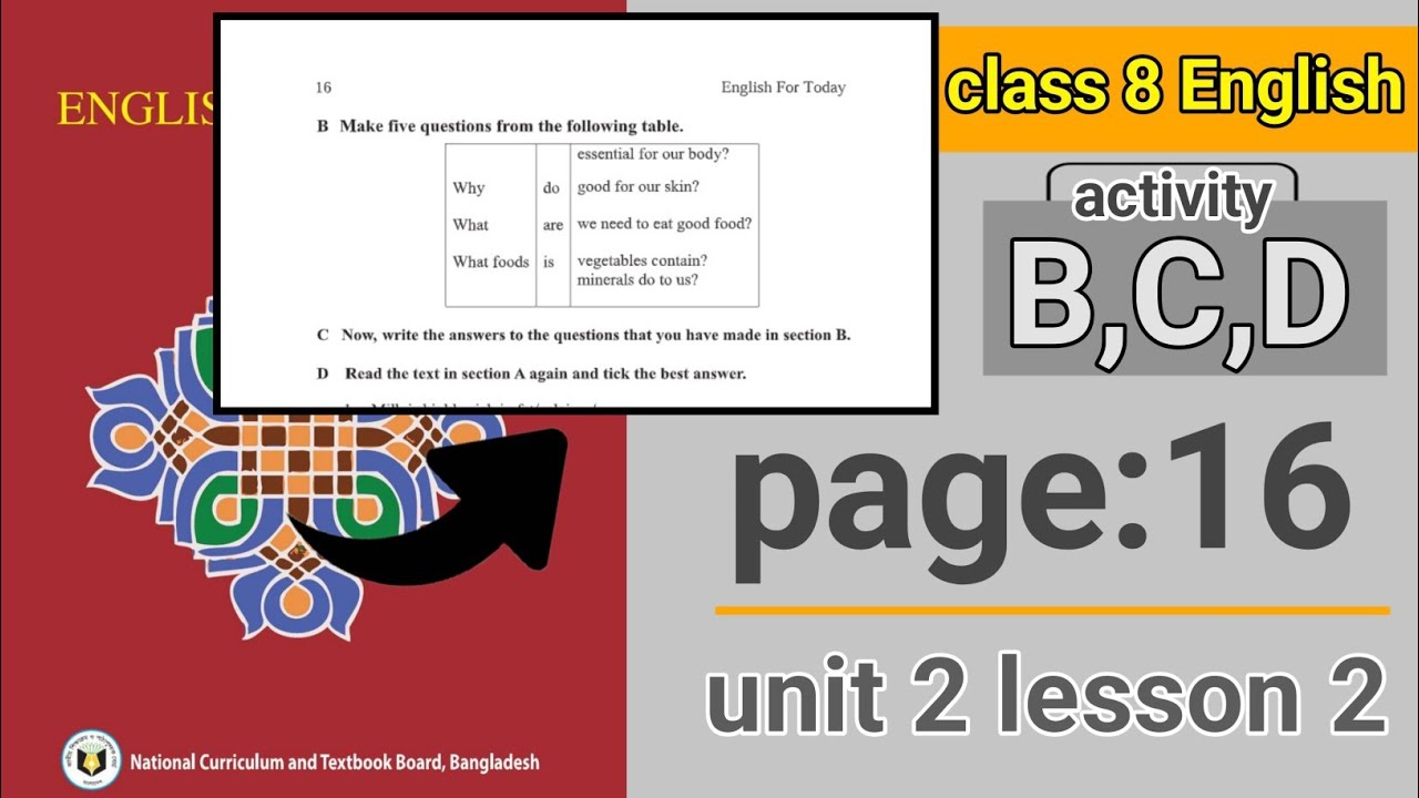 Class 8 English unit 2 lesson 3 .class 8 english chapter 1 2025 ...