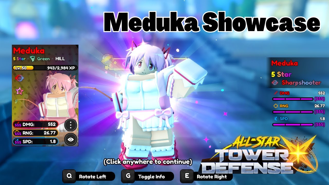 Meduka Showcase ASCENDED (Madoka) All Star Tower Defense X ASTD X - YouTube