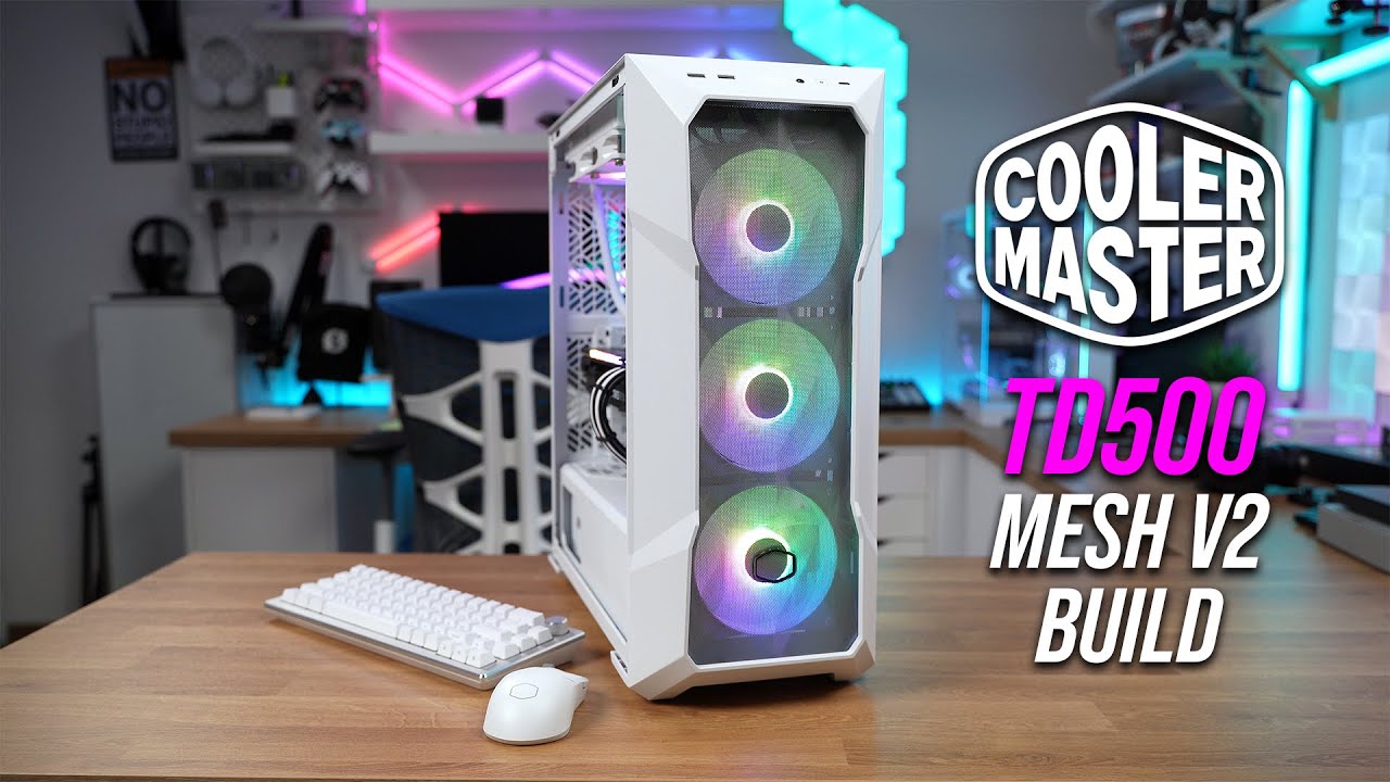 CoolerMaster TD500 Mesh v2 PC Build Timelapse - YouTube
