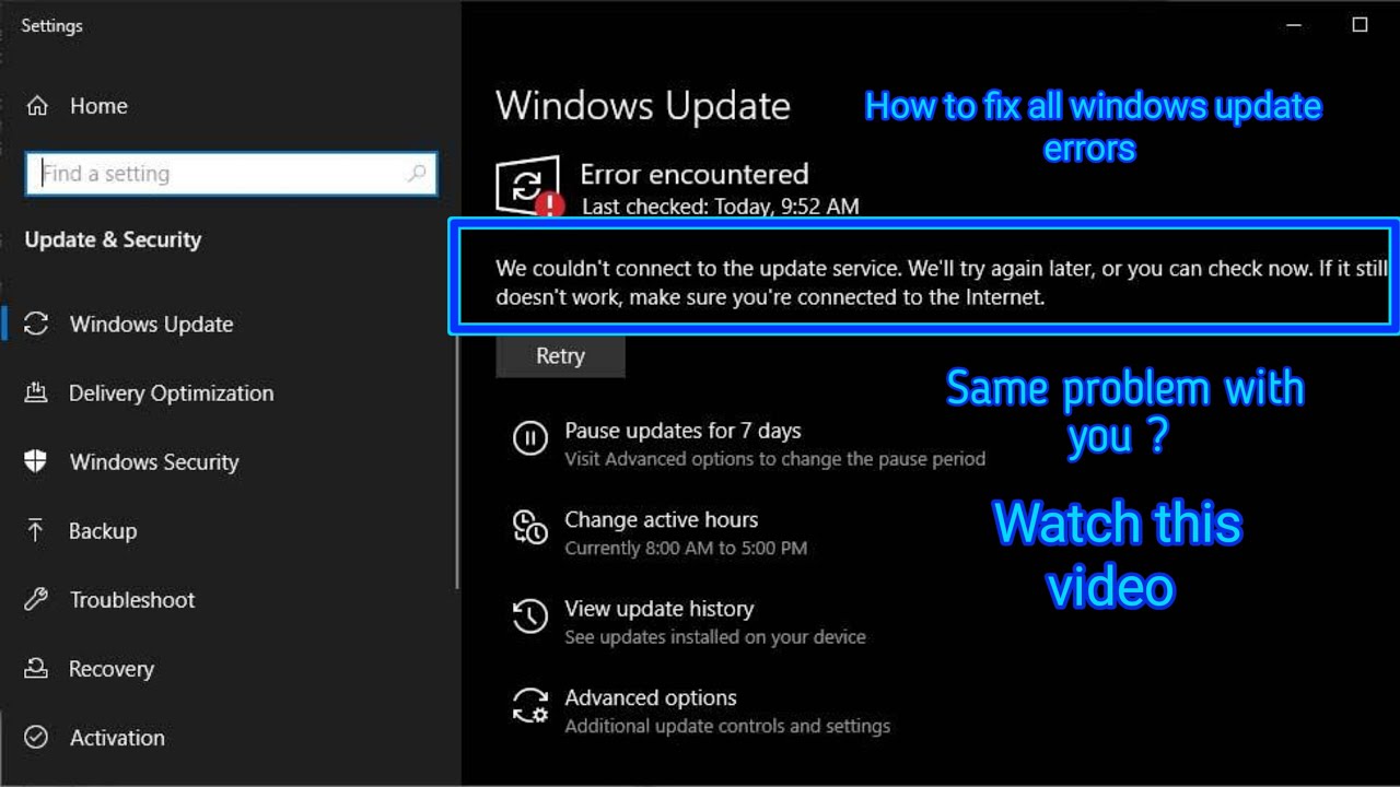 How to fix all your update problems ||You have problems in updating ...