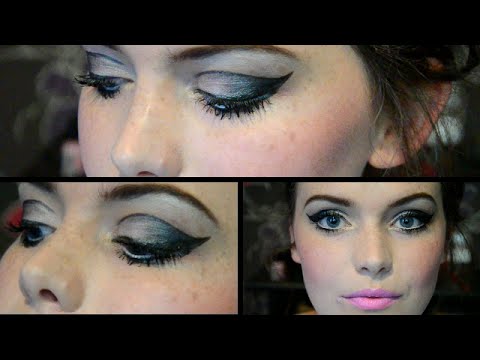 Dramatic Winged Eyeliner| 60s inspired makeup| BellaIzzy - YouTube