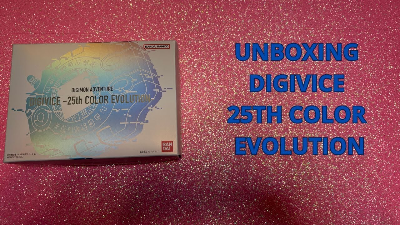 Unboxing Digivice 25th Color Evolution [ITA] - YouTube