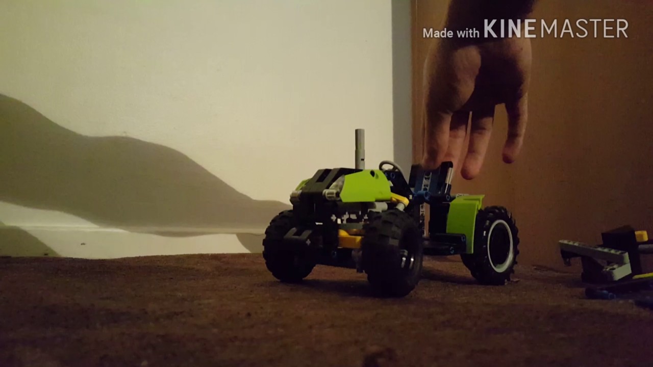 Lego technic tractor (MOC) - YouTube