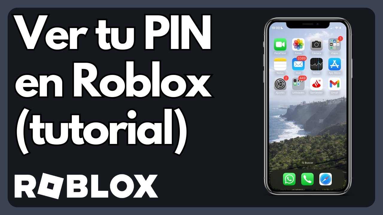Cómo ver tu PIN en Roblox (IOS y Android) - YouTube