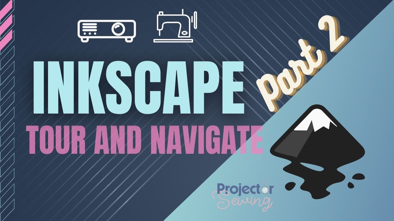 Inkscape for Sewing Part 2: Tour and Navigate the Workspace - YouTube