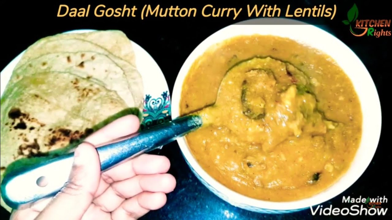 Daal Gosht (Mutton Curry With Lentils) - YouTube