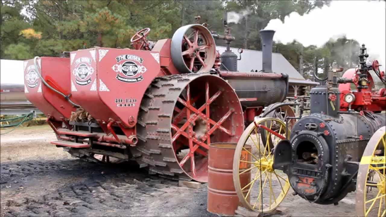 Steam Tractor Getting Fired Up - YouTube