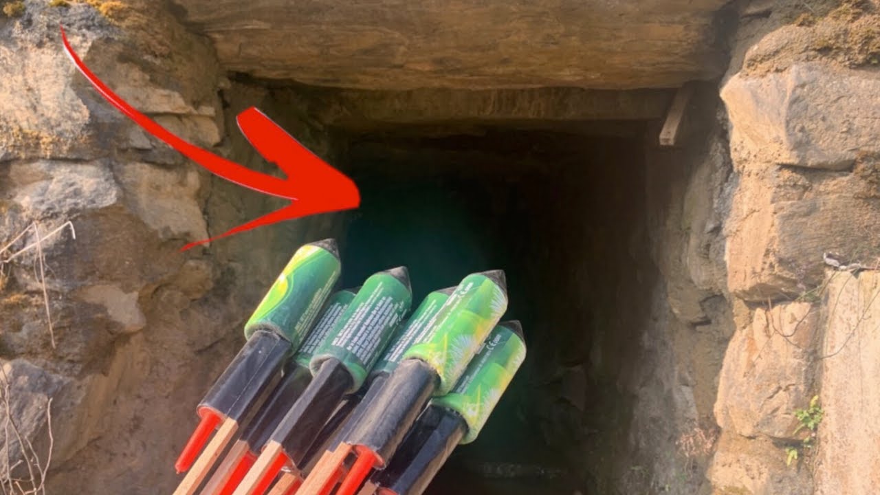 FIRECRACKERS INSIDE THE TUNNEL - YouTube