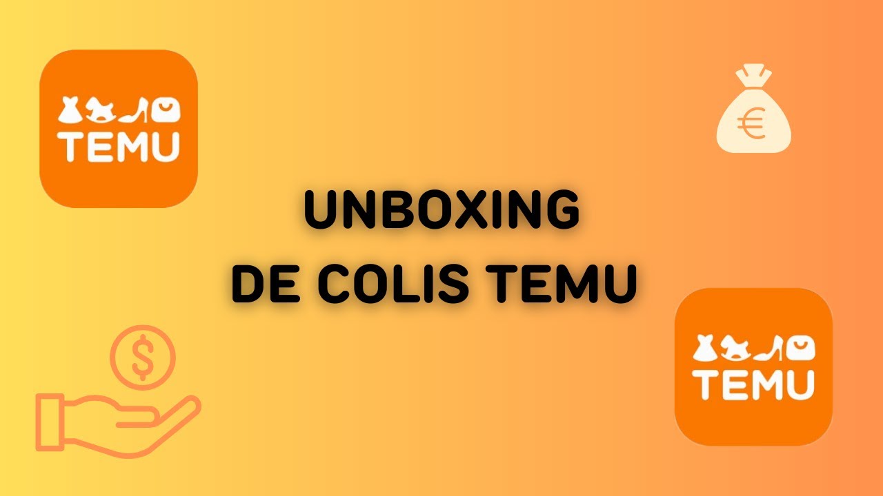 UNBOXING COLIS TEMU ! - YouTube
