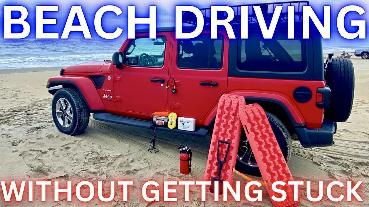 How to Drive on OBX Beaches WITHOUT Getting Stuck - YouTube