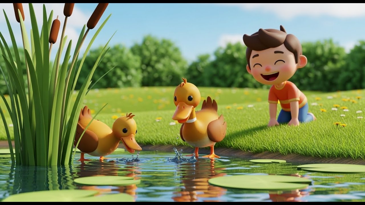 The Quack Quack Duck Song 1 to 5 🦆 | Fun Counting & Animal Rhyme for ...