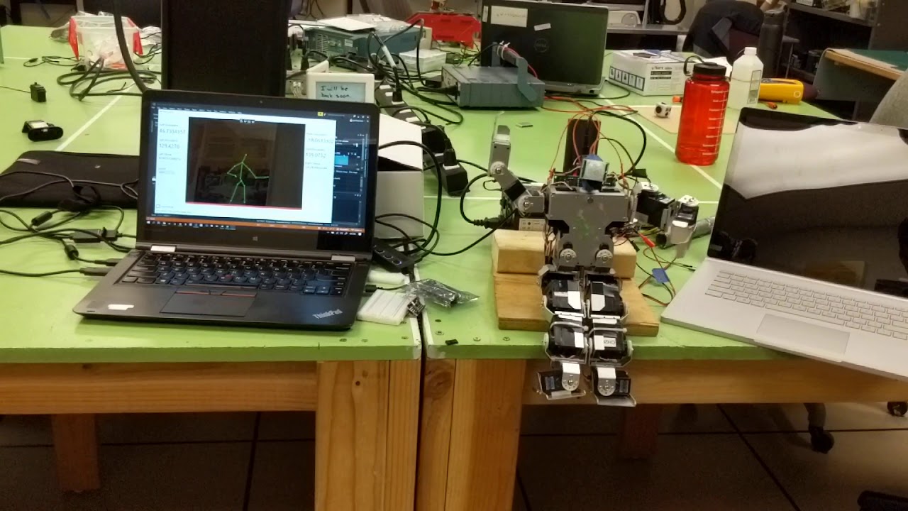 VRS Robot Test: KHR_1 Test 3 - YouTube
