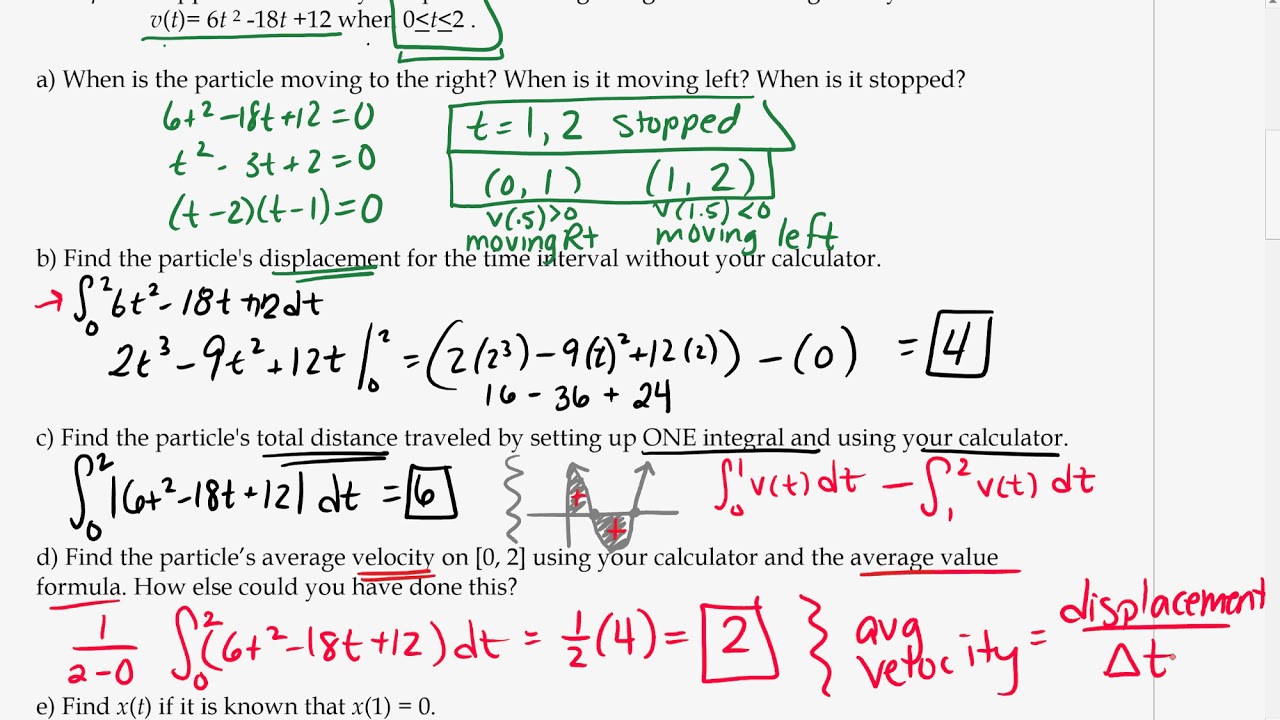 integral Rate Net Change - YouTube