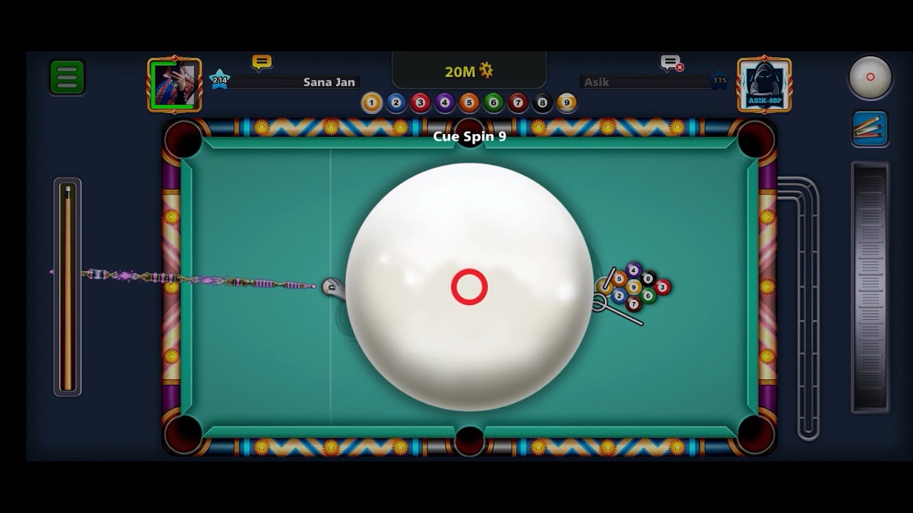 9 ball pool trick shot game. - YouTube