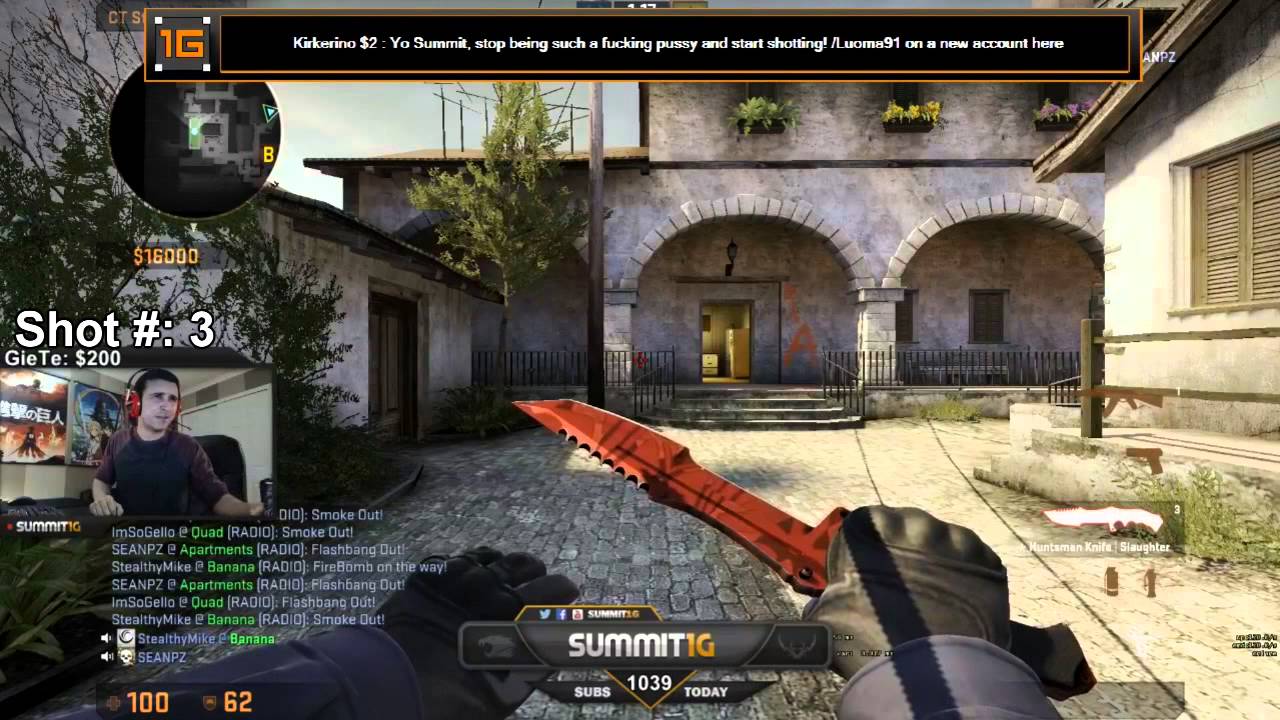 Summit1G (Twitch.tv) | Summit taking shots for reaching a 500+ sub ...