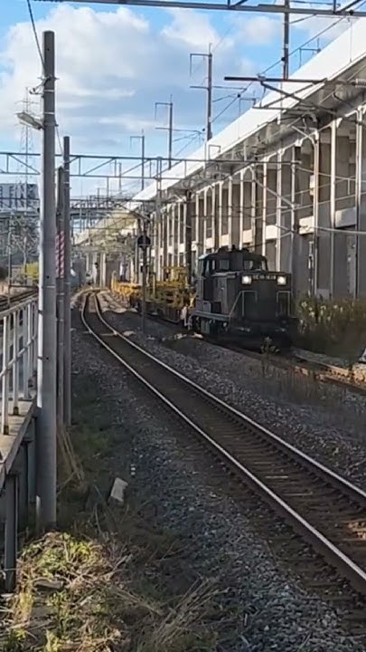 DE10-1638牽引ロンチキ工臨通過 #鉄道 #train #jr九州 #de10 #工臨 #国鉄型 #ディーゼル機関車 - YouTube