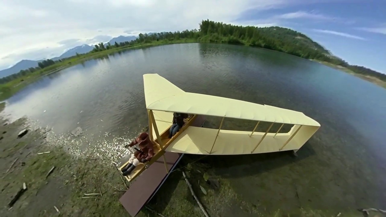 Burgess Dunne biplane in Chilliwack - YouTube