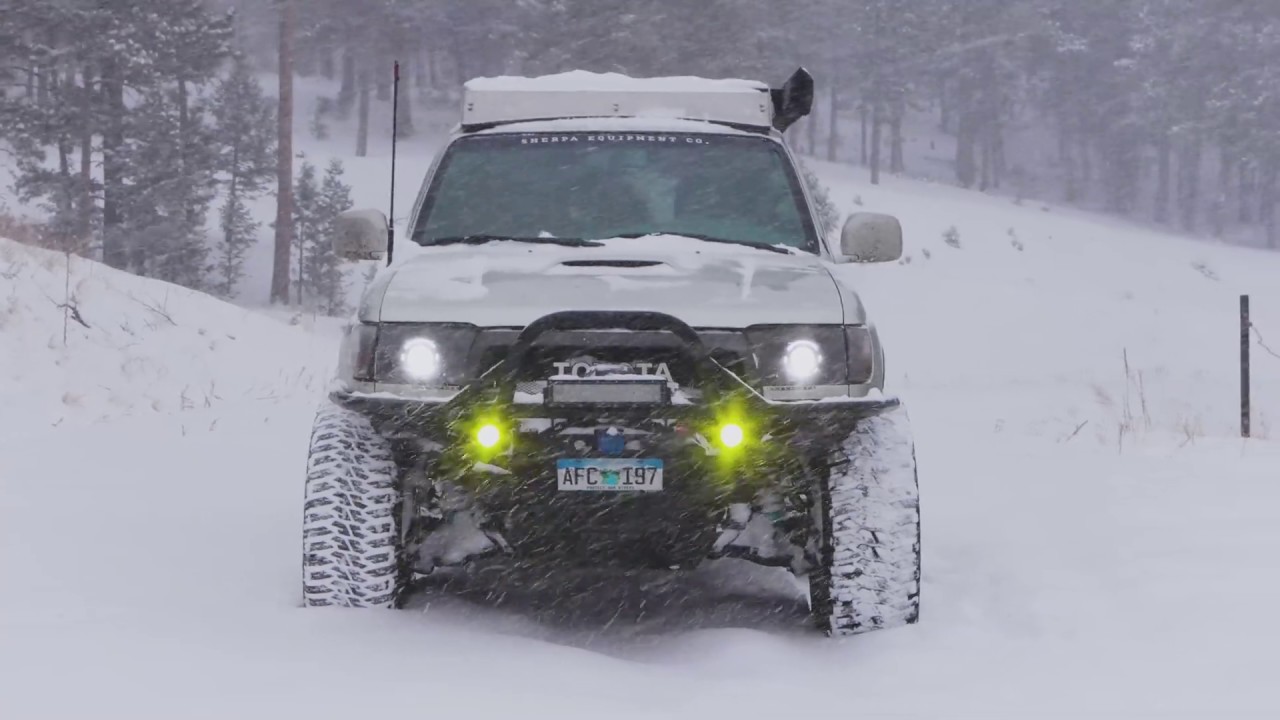 Flemster's 3rd Gen 4runner in the Snow - 4k (Test Footage) - YouTube