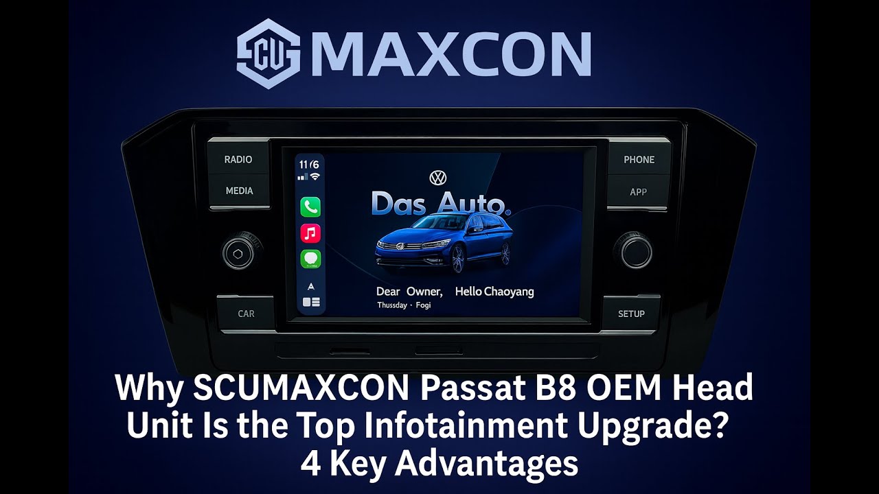 Why SCUMAXCON Passat B8 OEM Head Unit Is the Top Infotainment Upgrade ...