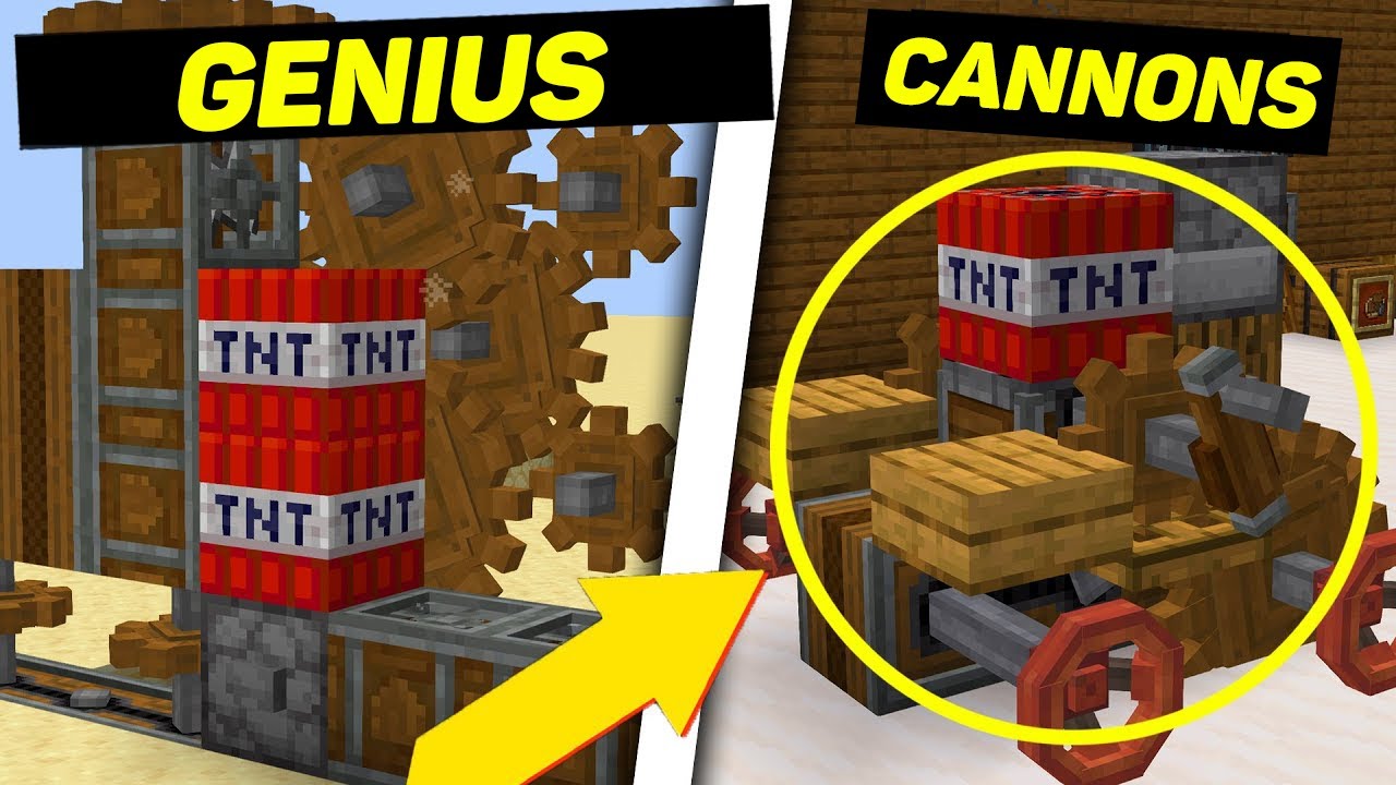 Create mod. BEST TNT CANNONS 1.16.5-1.18.2 (minecraft java edition ...