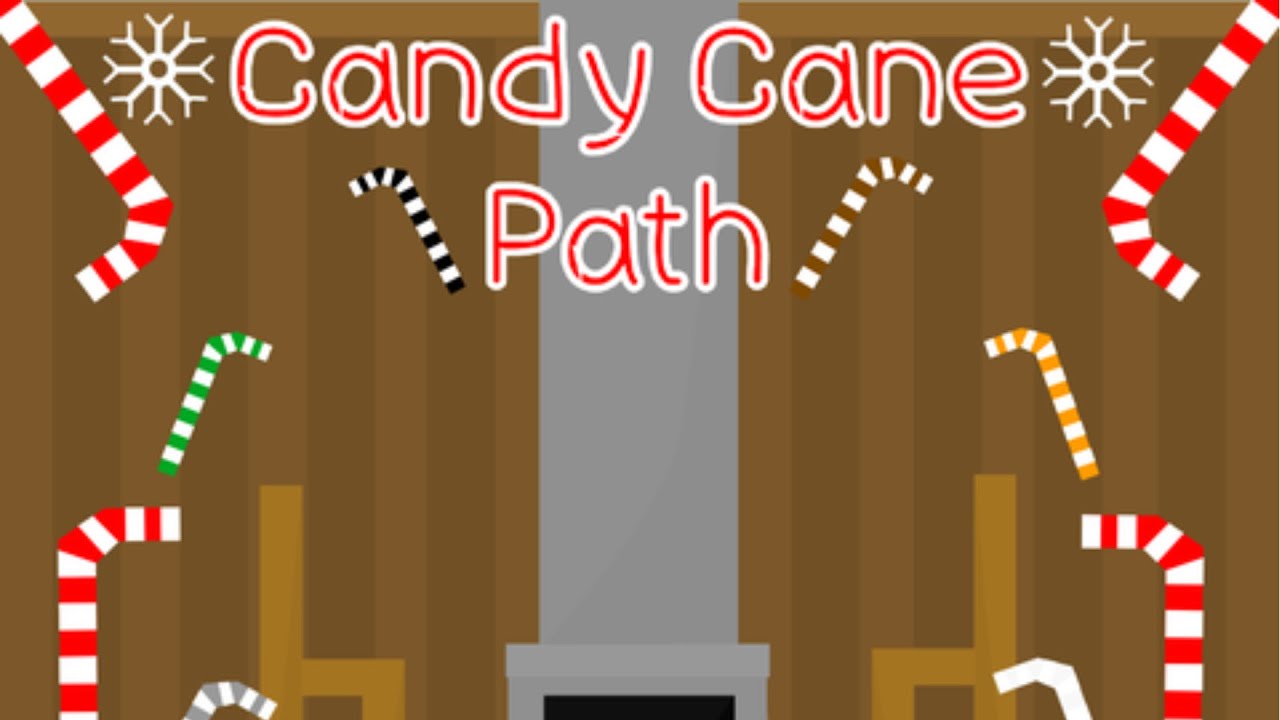 Make a Candy Cane Path for christmas! - YouTube