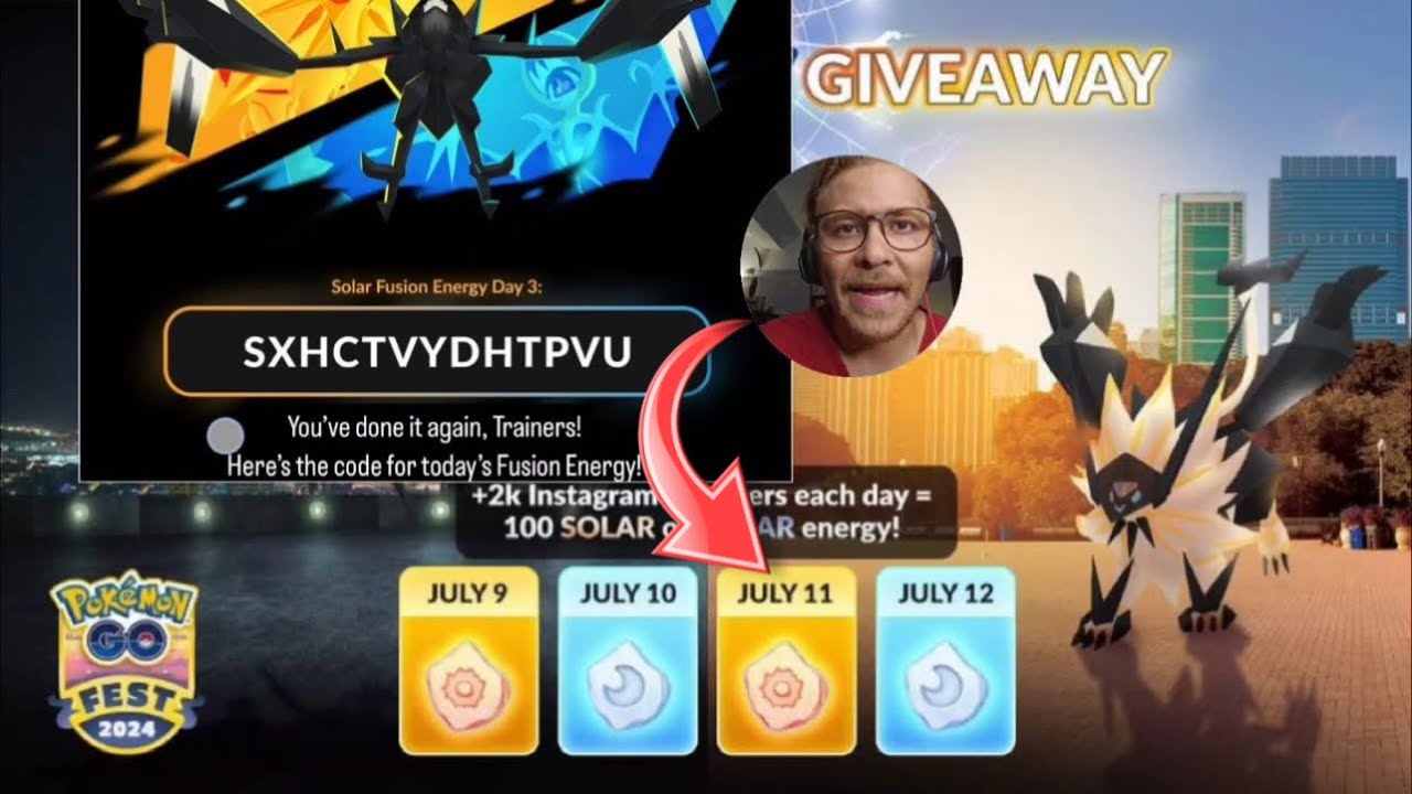 NUEVO CODIGO DE NECROZMA ENERGÍA FUSION SOLAR/LUNAR GRATIS! POKEMON GO ...
