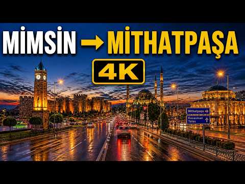 Kayseri Mimsin | Mithatpaşa Şehir Merkezi Turu | Driving Tour | 4K | 2026 |