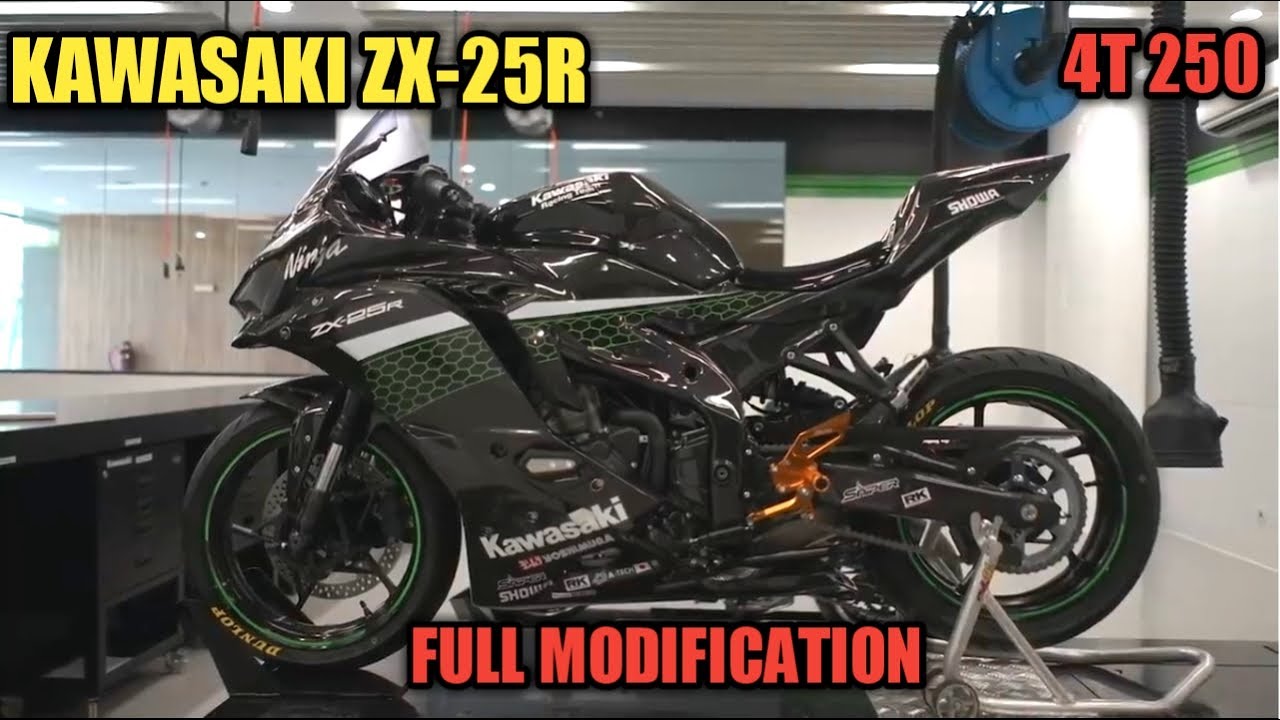 MODIFIKASI NINJA ZX-25R, SUPER GARANG - YouTube
