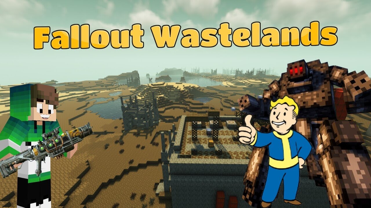 Melhor Mod Fallout Minecraft 1.16.5 ( Fallout Wastelands ) - YouTube