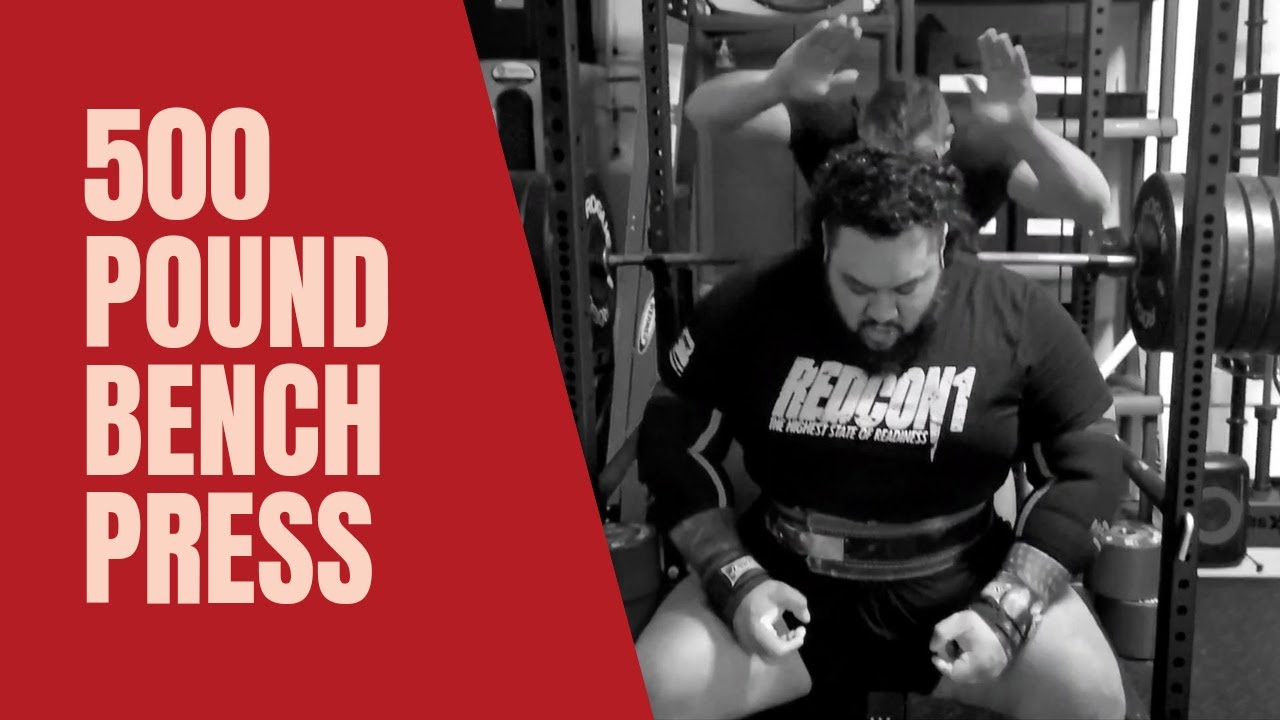 JONAH benches 500 pounds. - YouTube