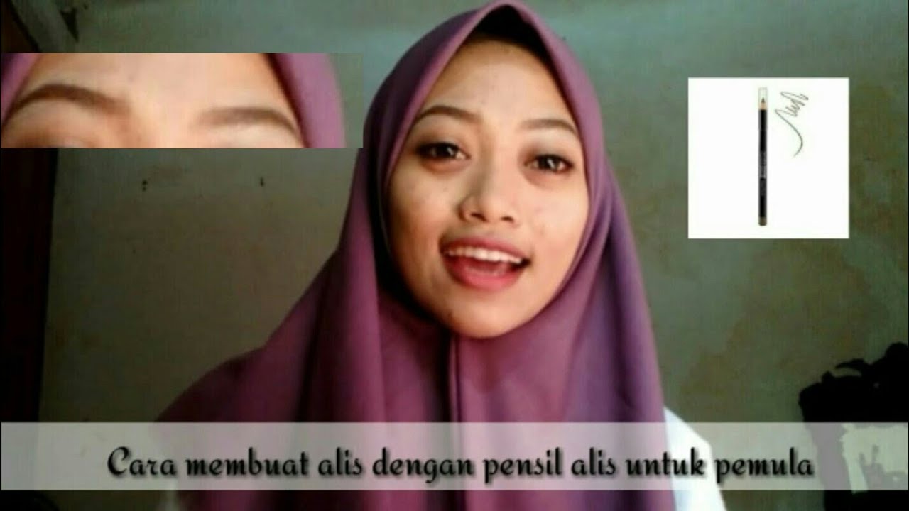 Tutorial Gambar Alis Untuk Pemula Super Mudah | Cukup pakai Pensil, Tanpa Cukur - YouTube