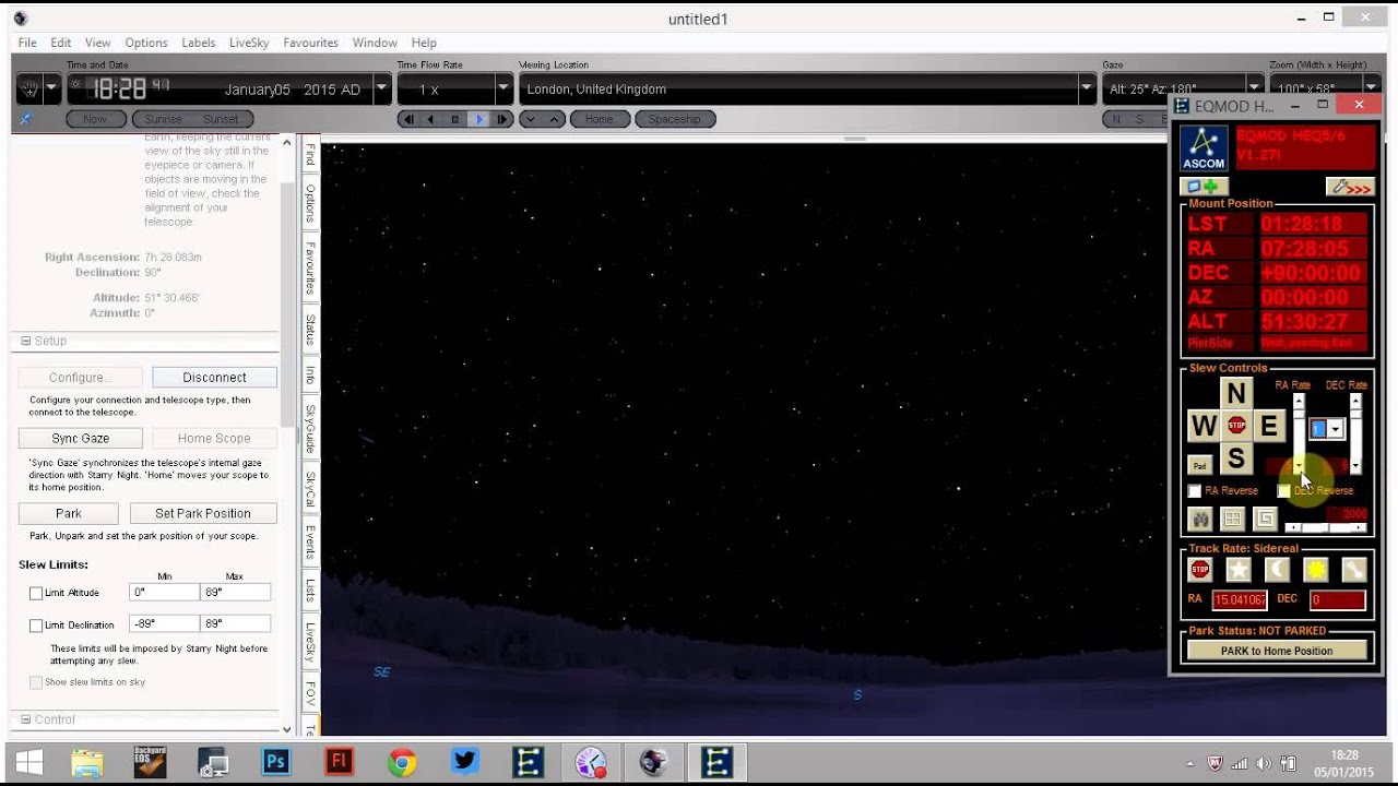 connecting ASCOM - YouTube