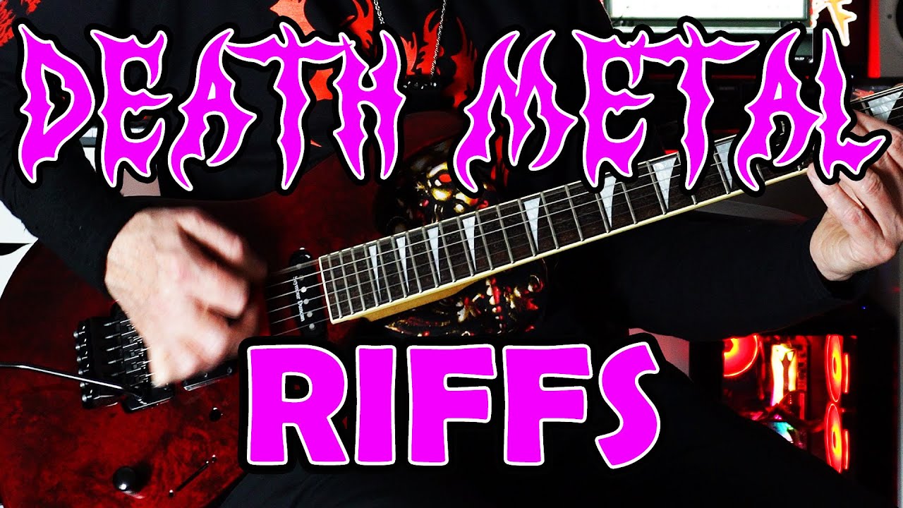DEATH METAL GUITAR RIFFS LESSON - YouTube